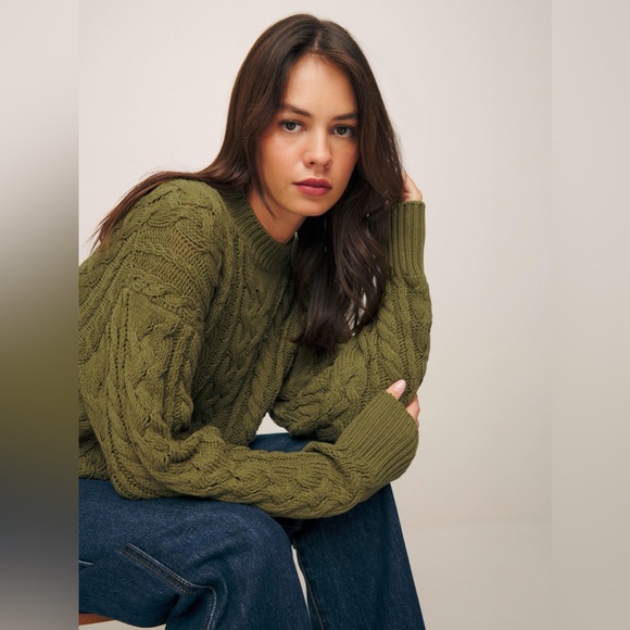 Reformation | Sweaters | Reformation Sam Oversized Cotton Cashmere ...